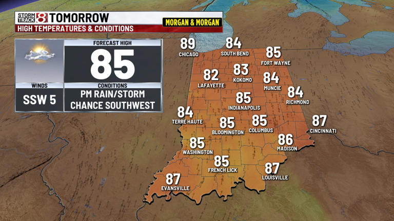 Nice start to the weekend but rain & storm chances will return