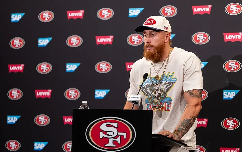 George Kittle defends Shanahan, backs Mac Jones amid trade talk