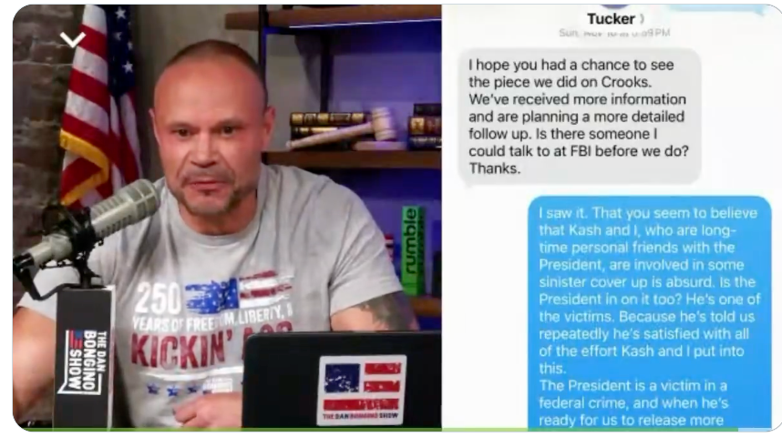 Bongino and Tucker Carlson trade barbs over Trump’s Butler shooting