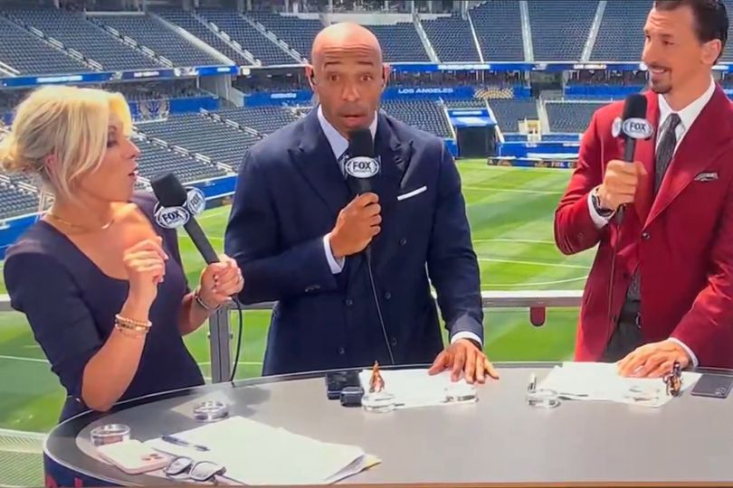 Thierry Henry stunned by World Cup pundit's brutal X-rated James Corden ...