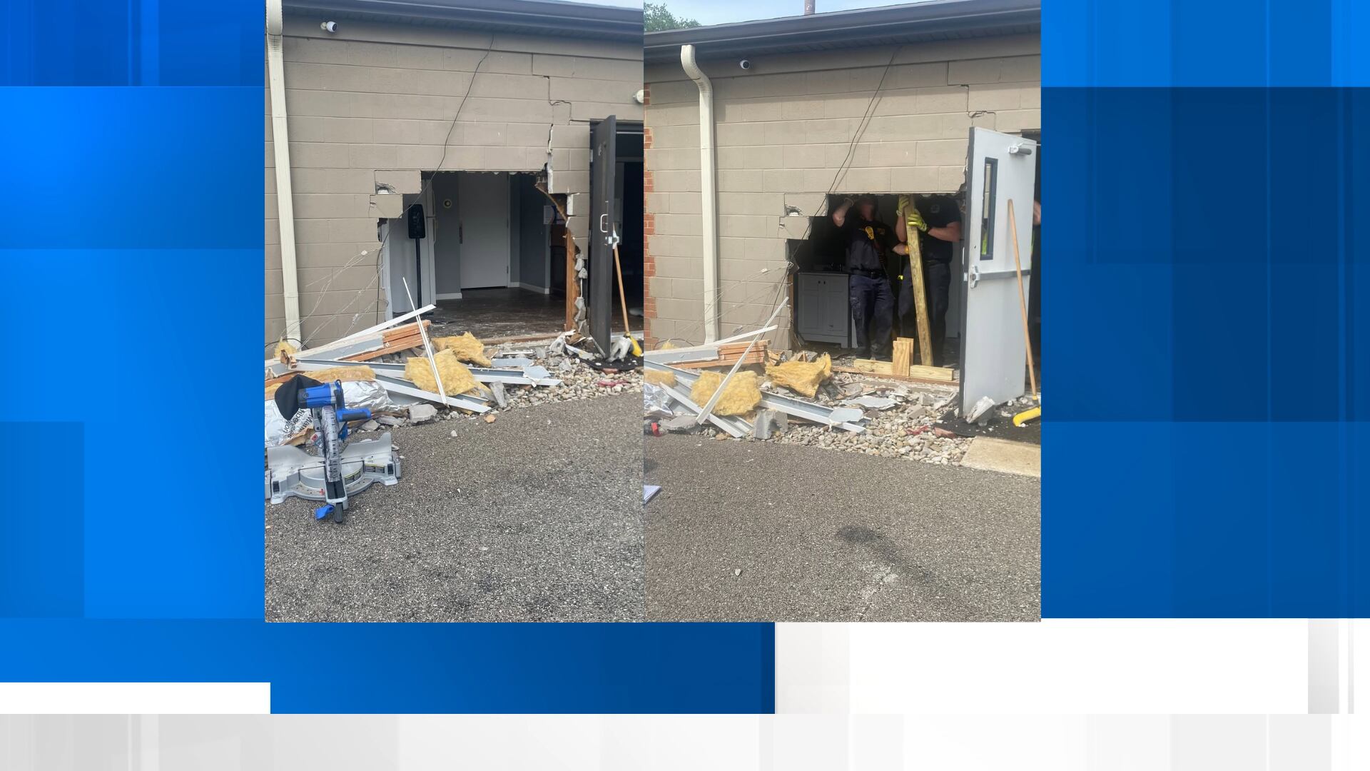 Vehicle hits building in Georgetown, 1 person sent to hospital