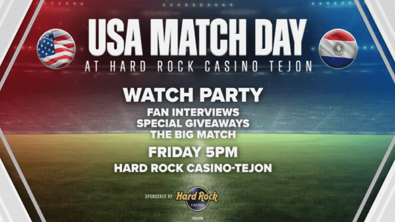 USA match day watch party at Hard Rock Casino Tejon on Friday, June 12