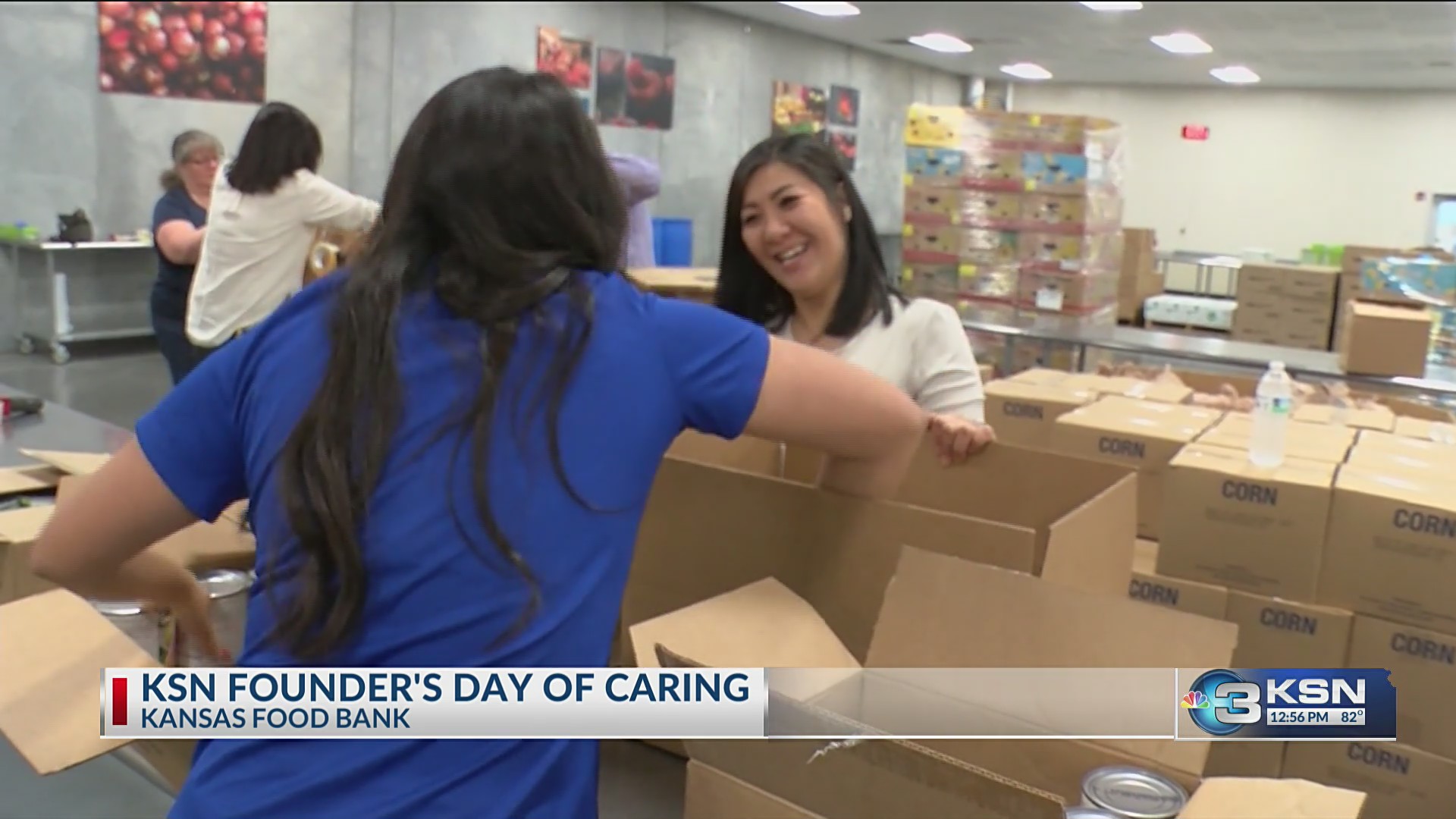 Kansas Food Bank stresses volunteer importance on Nexstar Founder’s Day ...