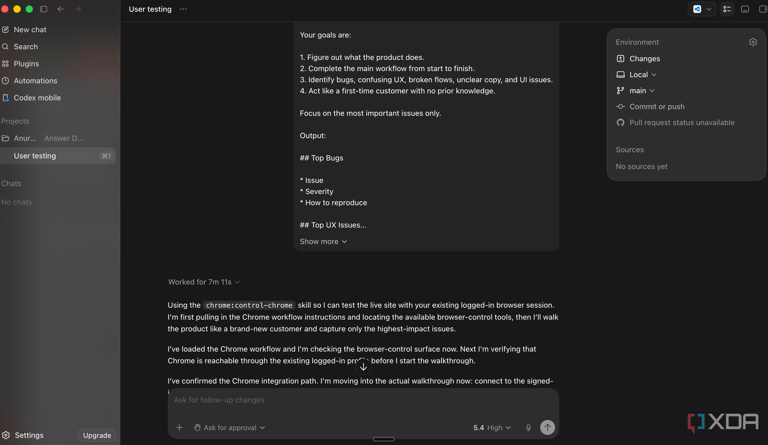 I used Codex to test my SaaS like a real user, and it caught issues I'd ...