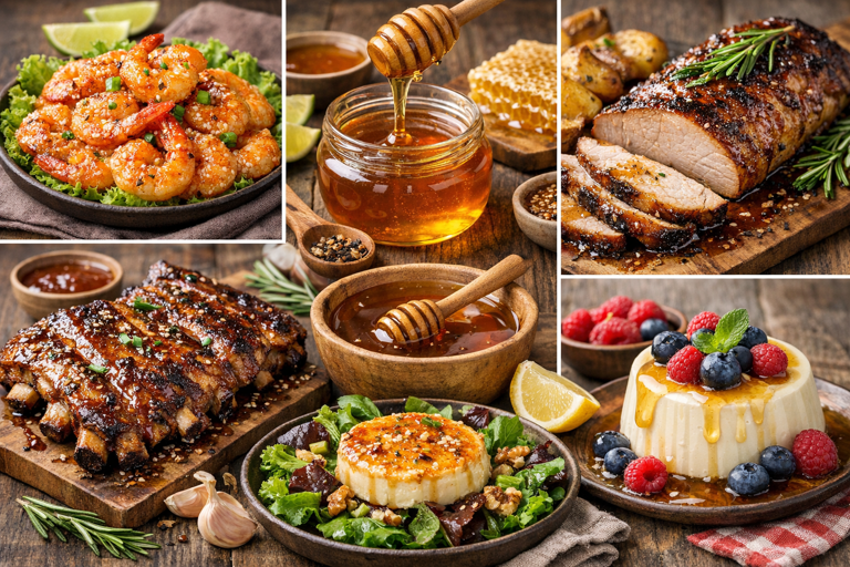 Découvrez nos délicieuses recettes au miel