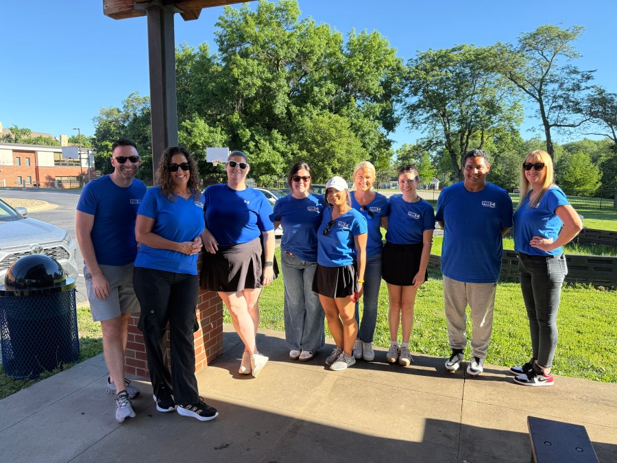 FOX4 celebrates Founders Day of Caring volunteering at Sporting Brookside