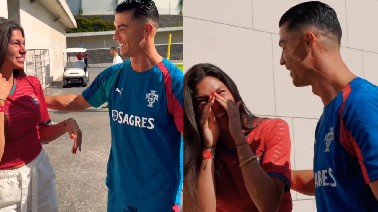 Watch: Cristiano Ronaldo comforts tearful influencer, beautiful comment ...