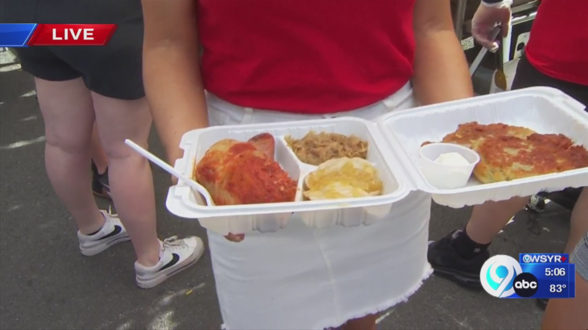 Great food at Syracuse Polish Fest