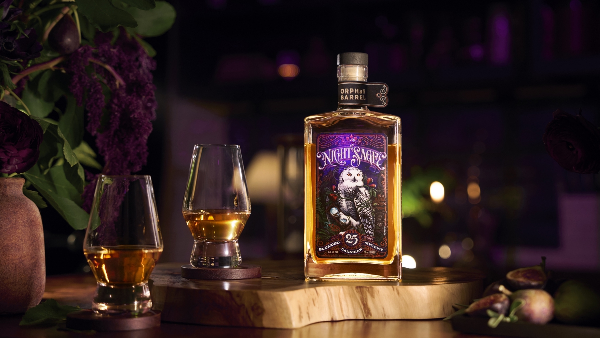 Orphan Barrel's Night Sage is a 25-year-old Canadian whisky