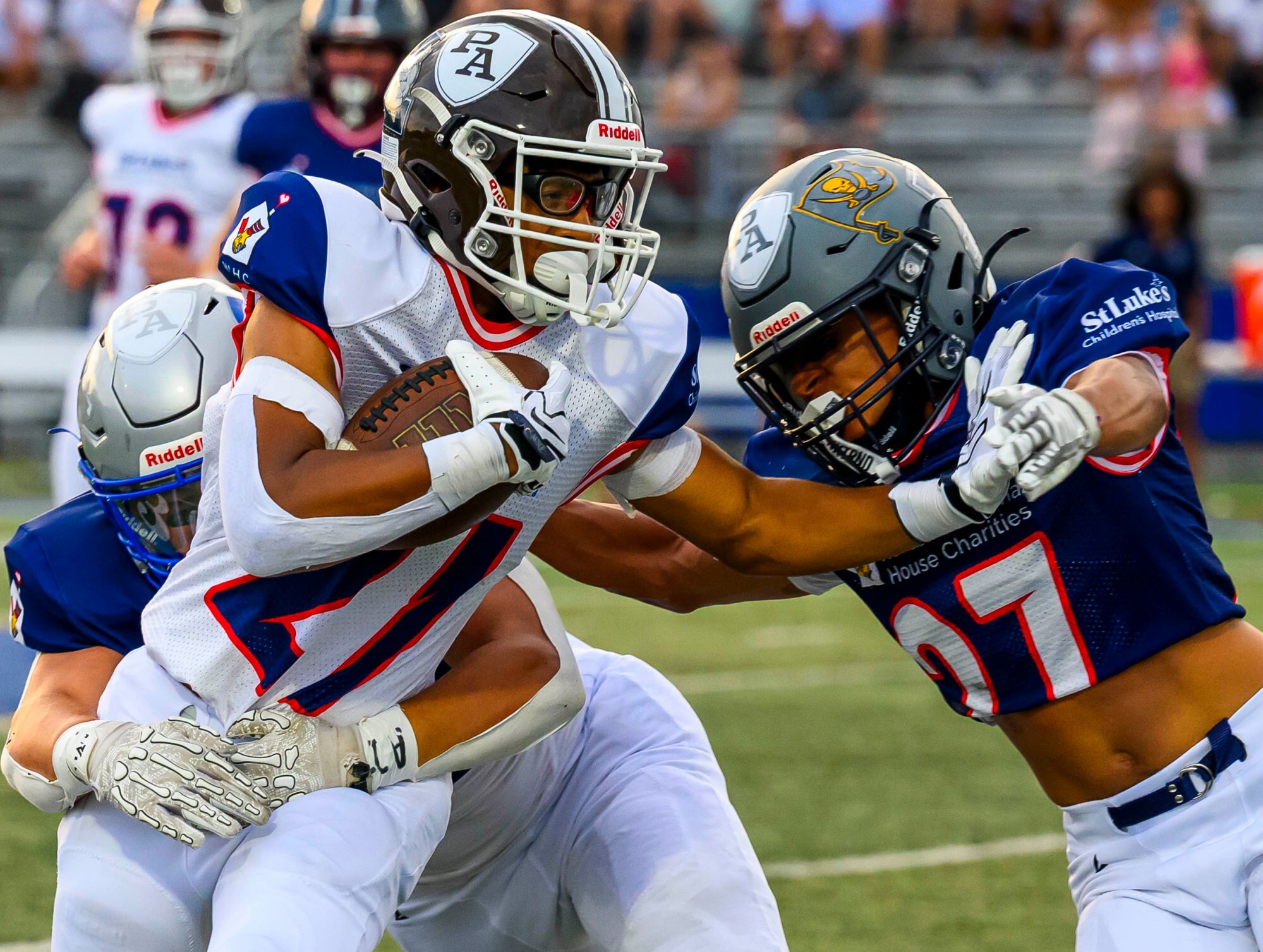 McDonald’s LV All-Star Football Classic: Lots of lightning on the field ...