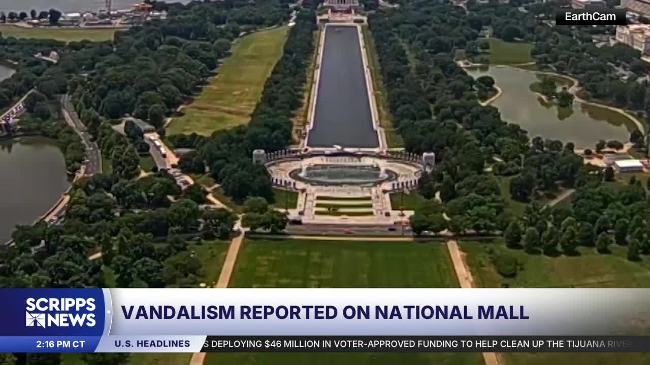 Trump administration condemns '86 47' markings on National Mall