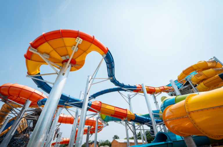 This adults-only Ohio waterpark has a swim-up bar and lazy river