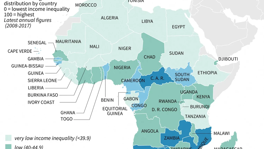 12 nations facing high poverty and inequality