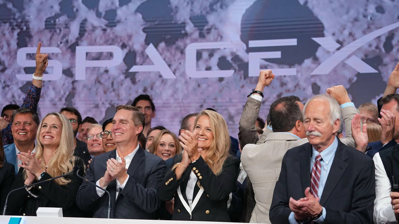 SpaceX shares surge in Wall Street debut, elevating Elon Musk to ...