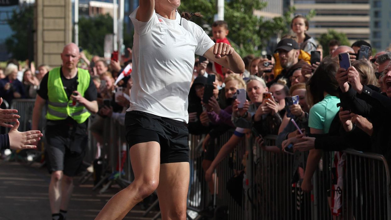 Former Lioness Jill Scott 'so overwhelmed' to finish Sport Relief challenge