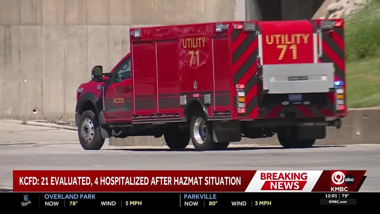 KCFD: 21 evaluated at scene, 4 taken to hospital after hazardous ...