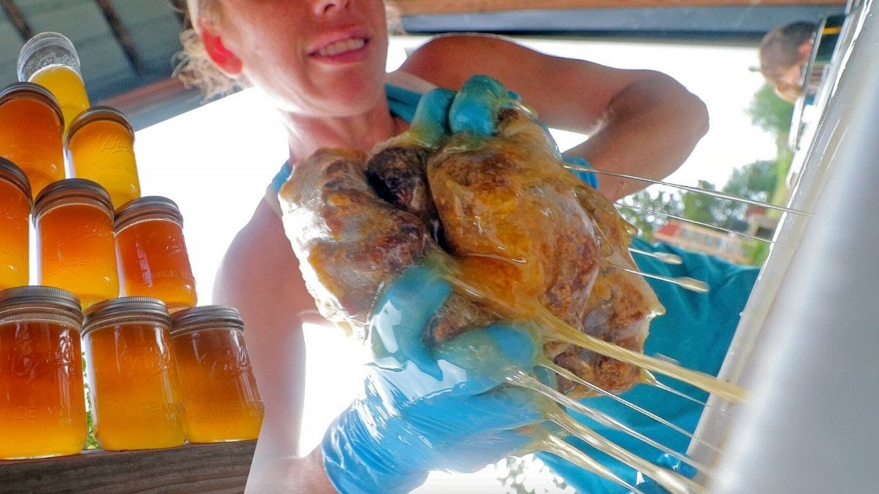 The most satisfying honey extraction process