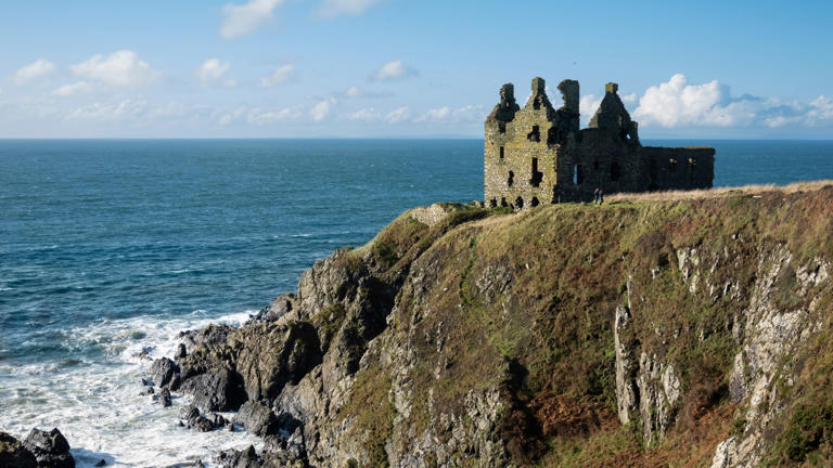 In Scotland, this hike on a cliff leads you to a little-known 12th ...
