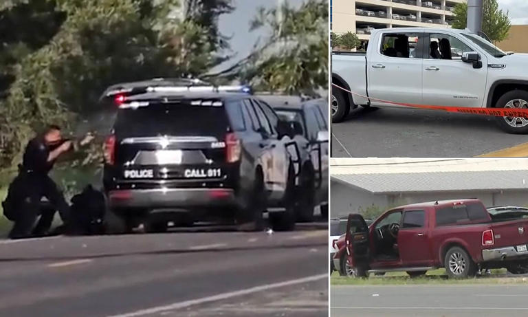 Gunman kills at least one and injures 10 in Texas before wild armed ...