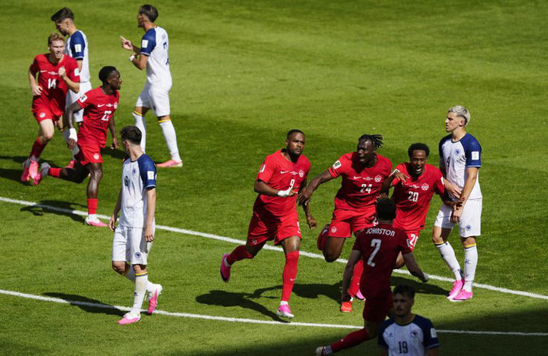 Soccer - Canada's Larin rescues late draw against Bosnia in Group B opener