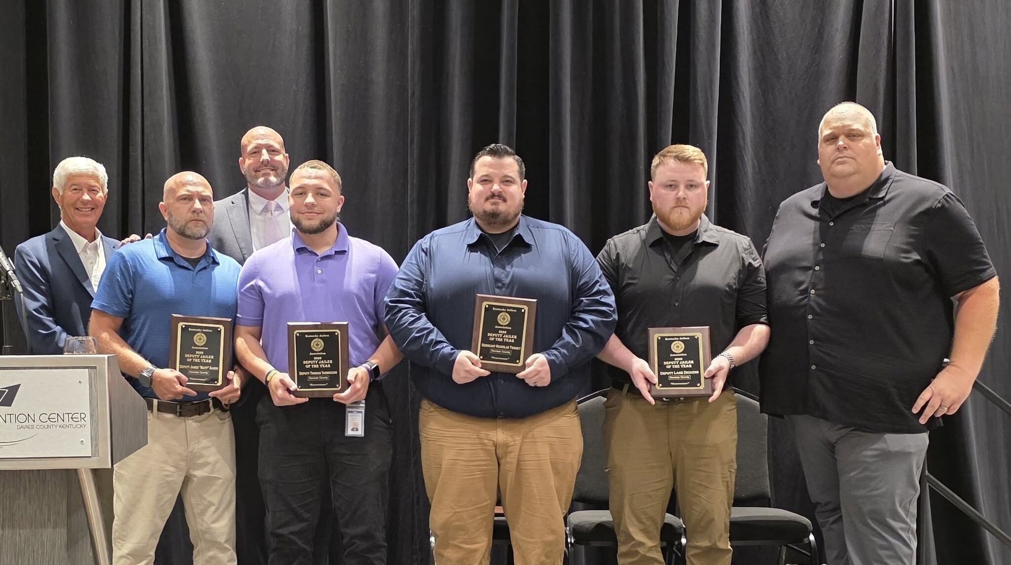 Five Daviess Co. jailers honored for response to jail fire