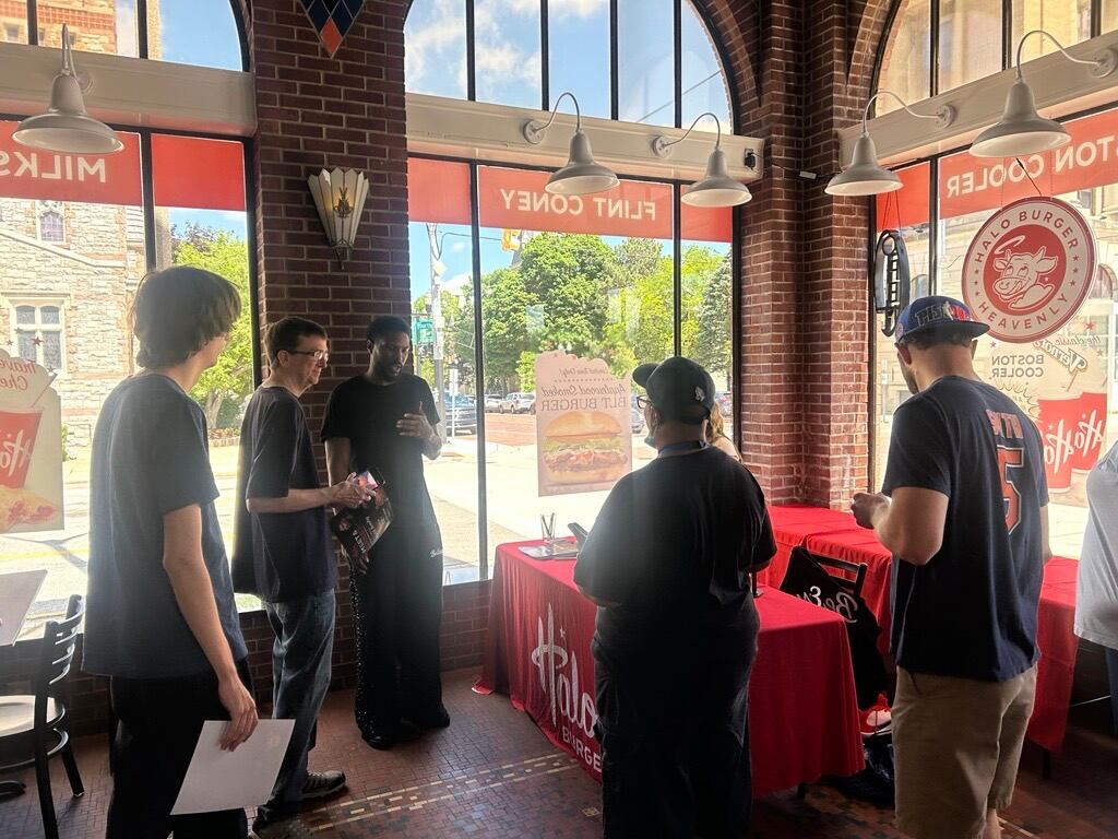 Former Detroit Pistons guard Malik Beasley draws crowd at Flint Halo ...