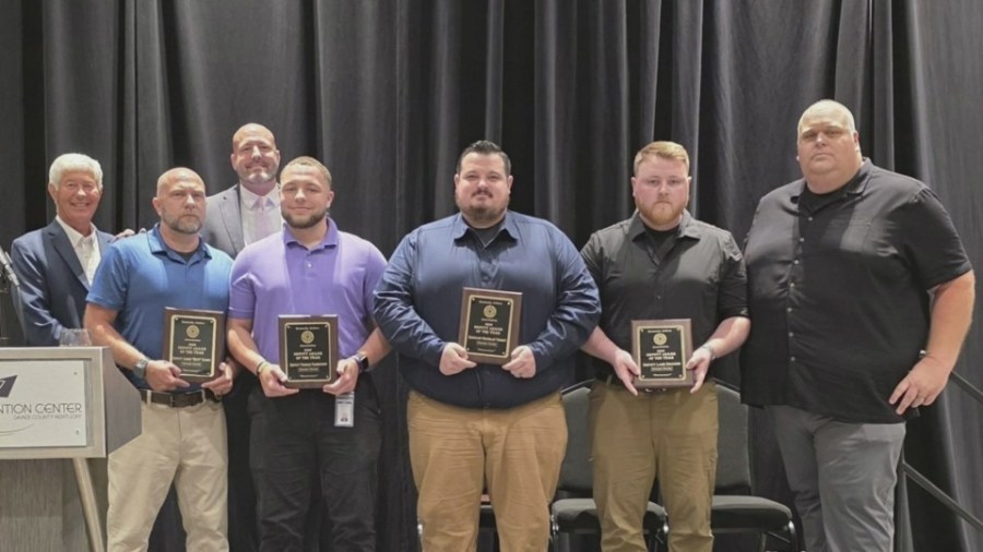 Daviess County Detention Center jailers honored for stopping jail fire
