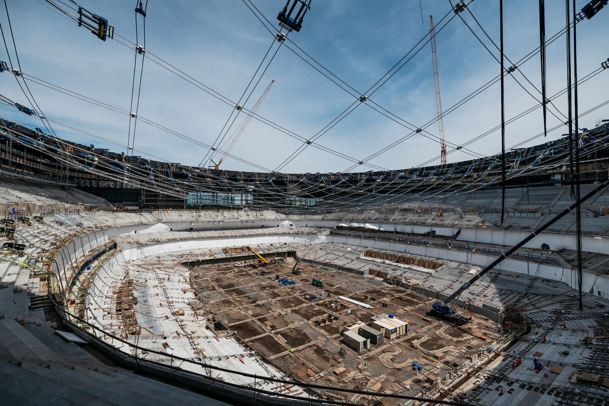 Check out visible construction progress at new Nissan Stadium in Nashville