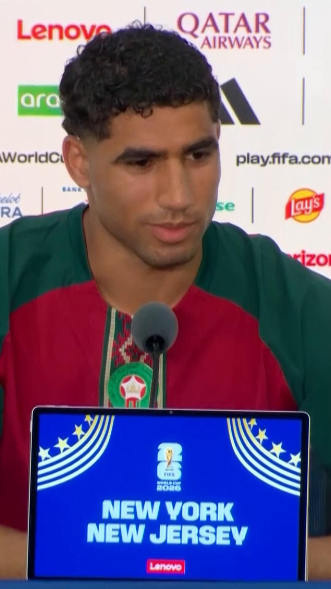 Vertical soccer WC26 Morocco presser
