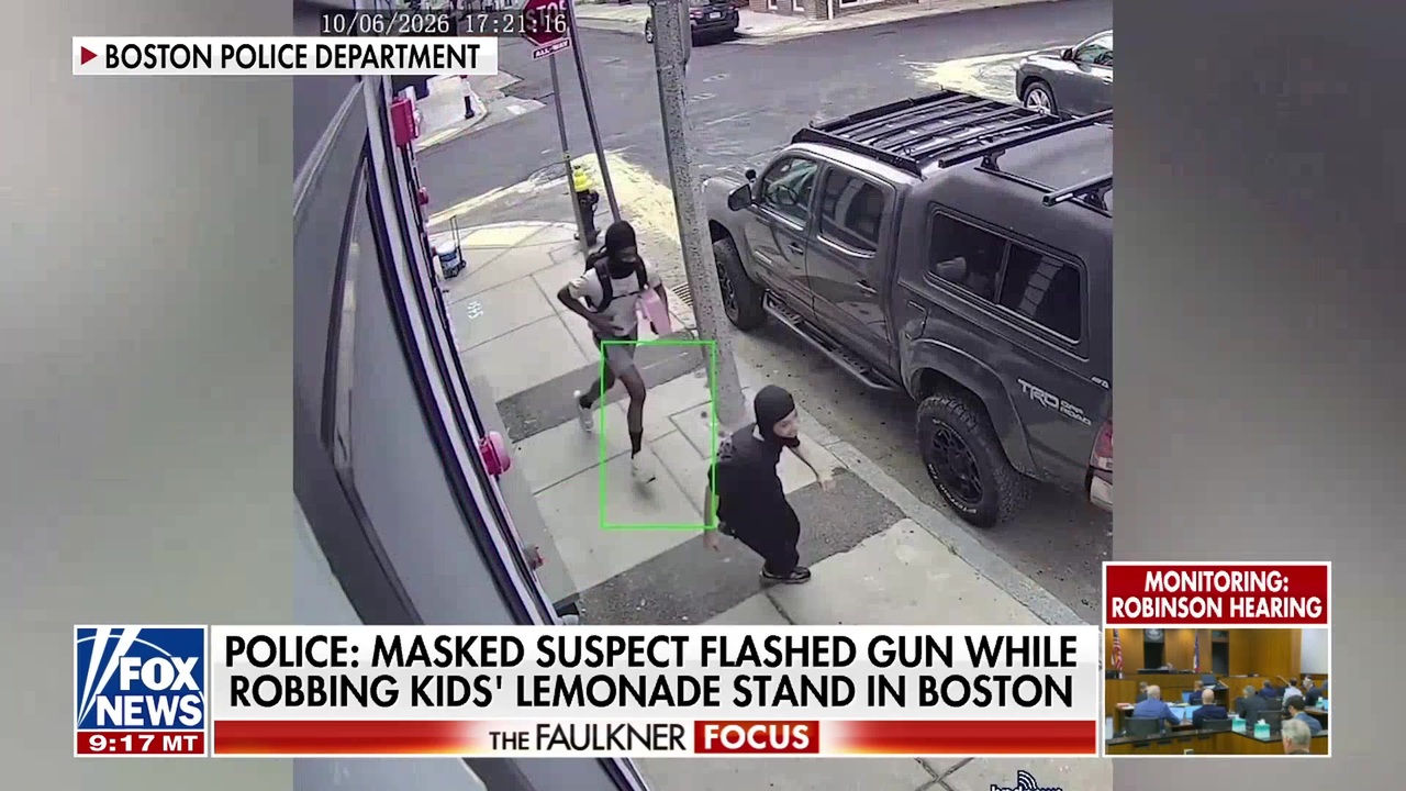 Kids’ lemonade stand robbed at gunpoint in Boston as Dem mayor touts ...
