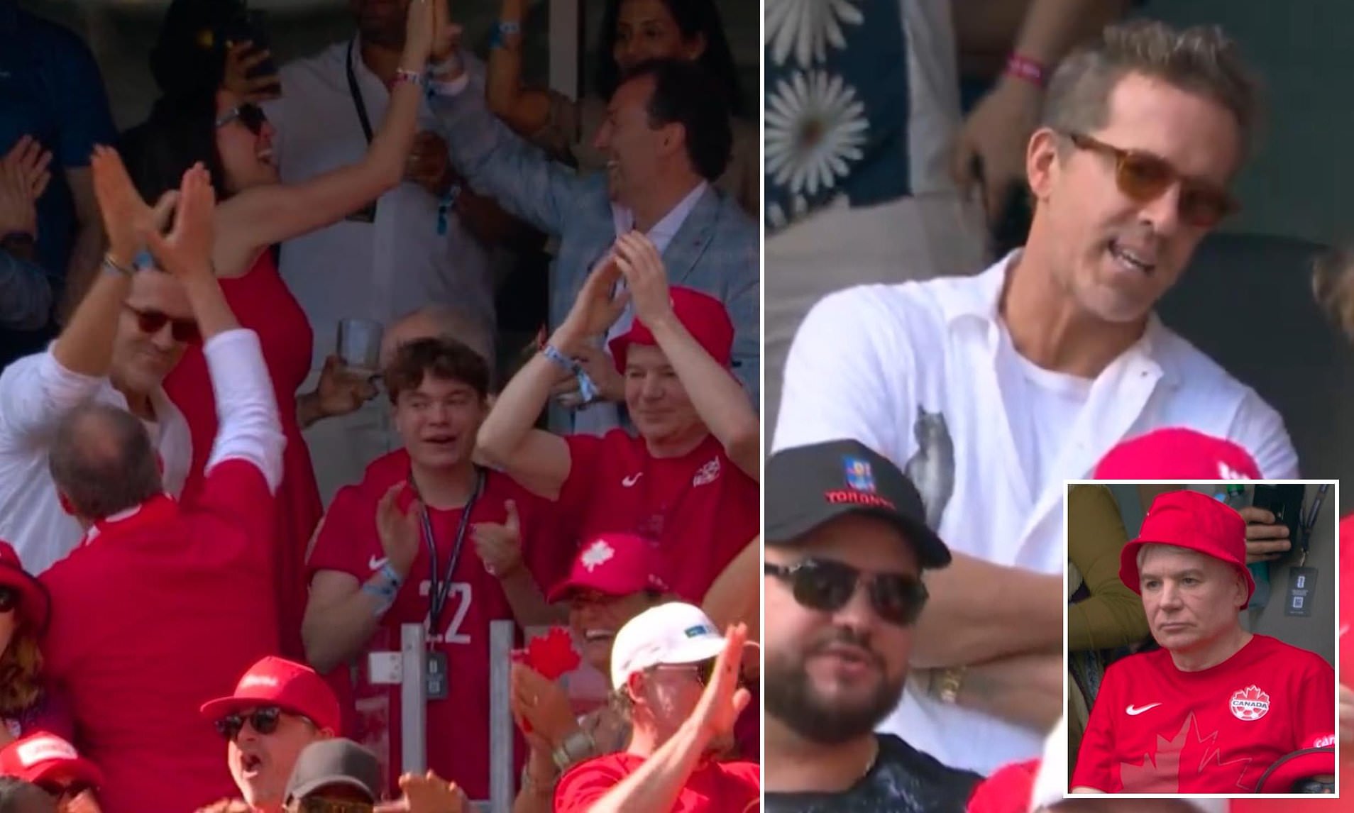 Ryan Reynolds and Mike Myers go wild as Canada fights back to earn draw ...