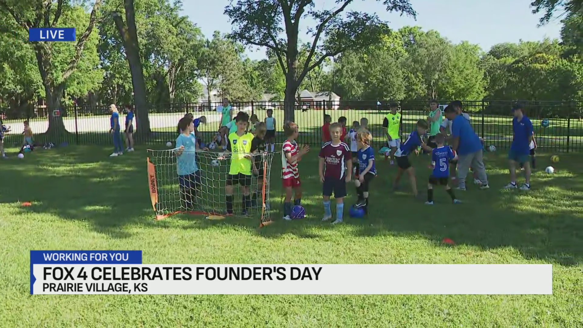 FOX4 News celebrates Founder's Day at Sporting Brookside
