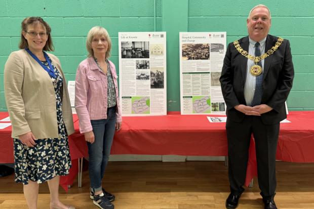 Boards telling history of former asylum unveiled at hospital site