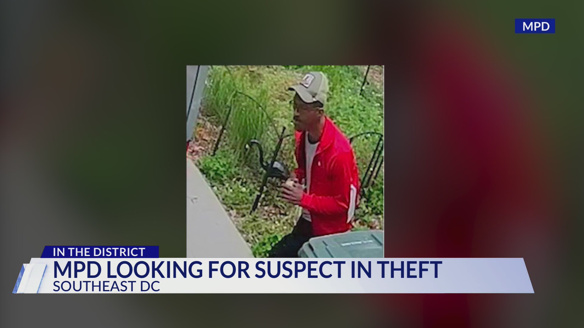 MPD searching for suspect in theft