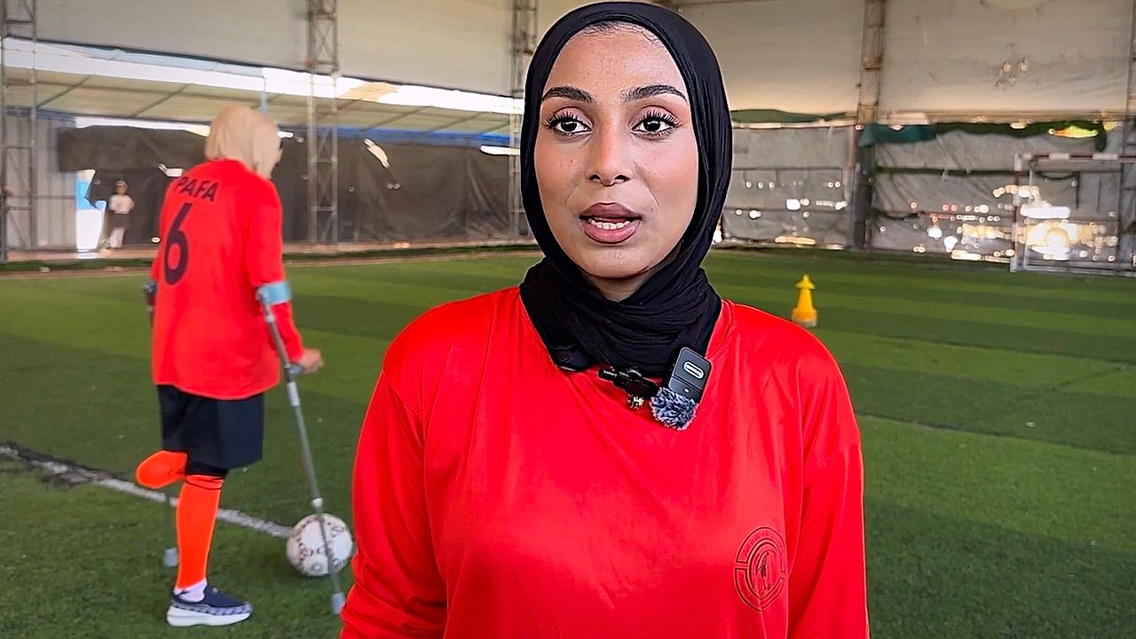 As World Cup kicks off, Gaza amputee girls chase football dreams