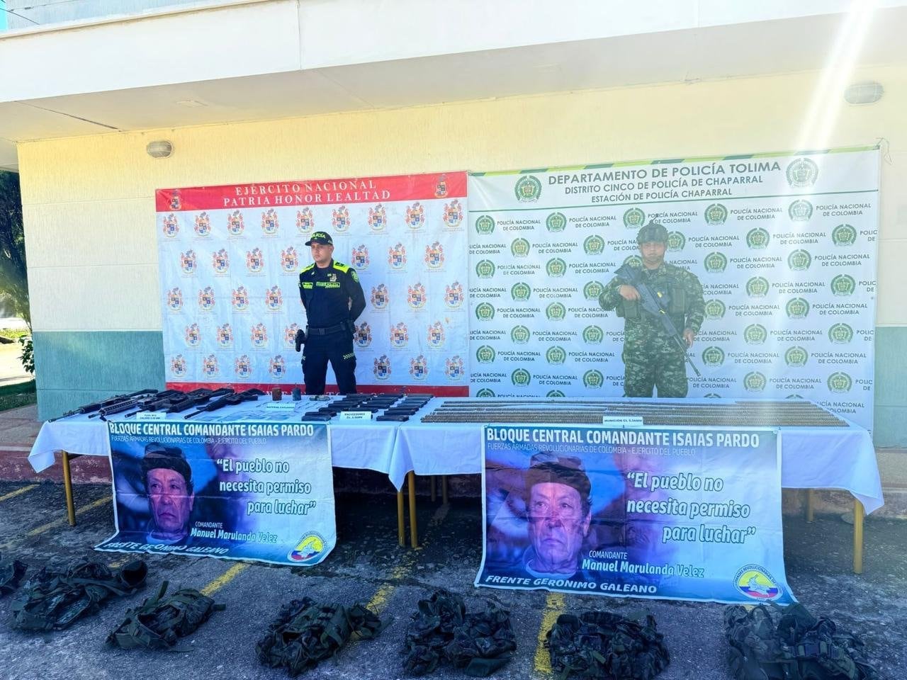 Esto fue lo que incautó el Ejército en Chaparral, Tolima, a días de las ...