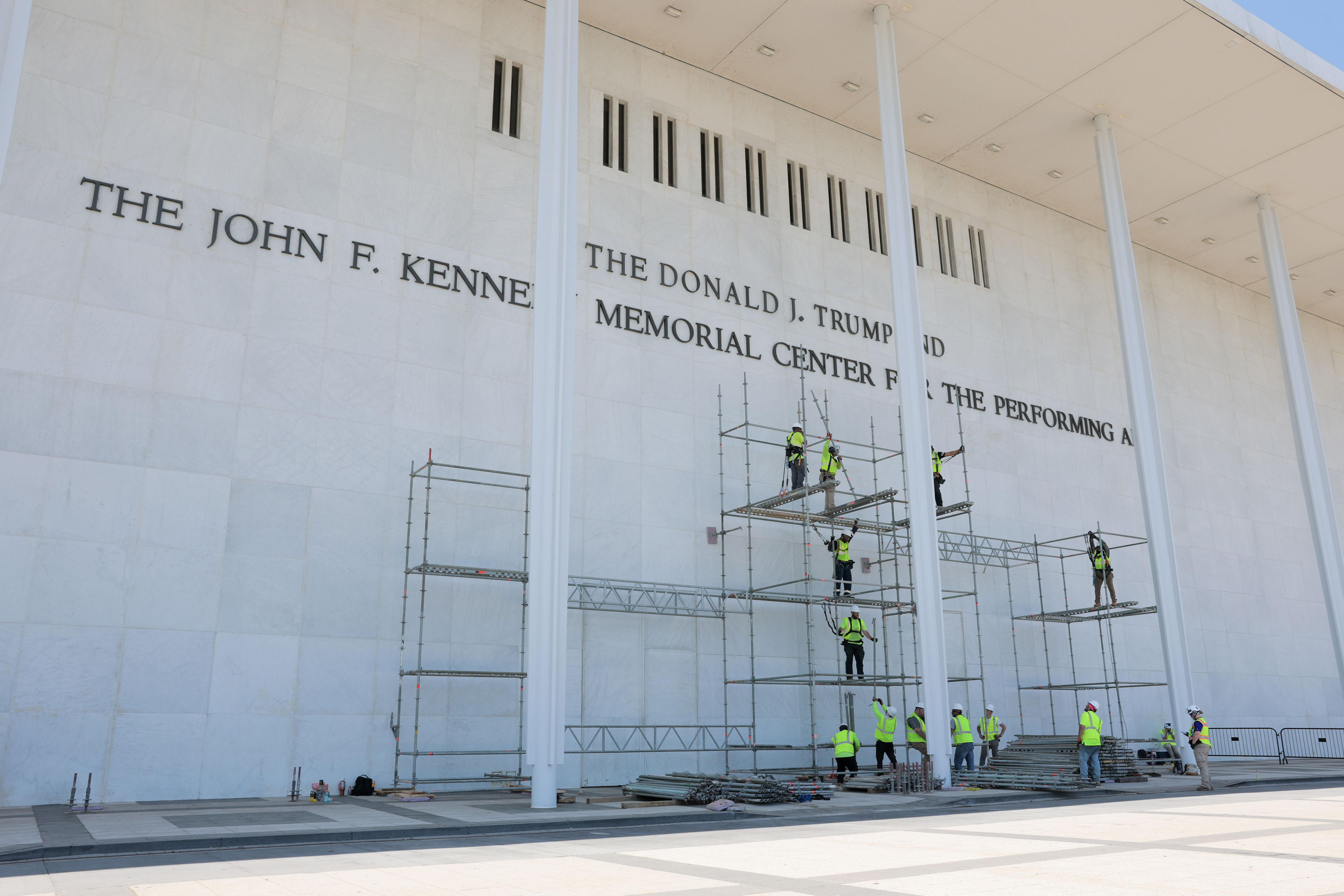 Appeals court denies Kennedy Center effort to retain Trump name on facade