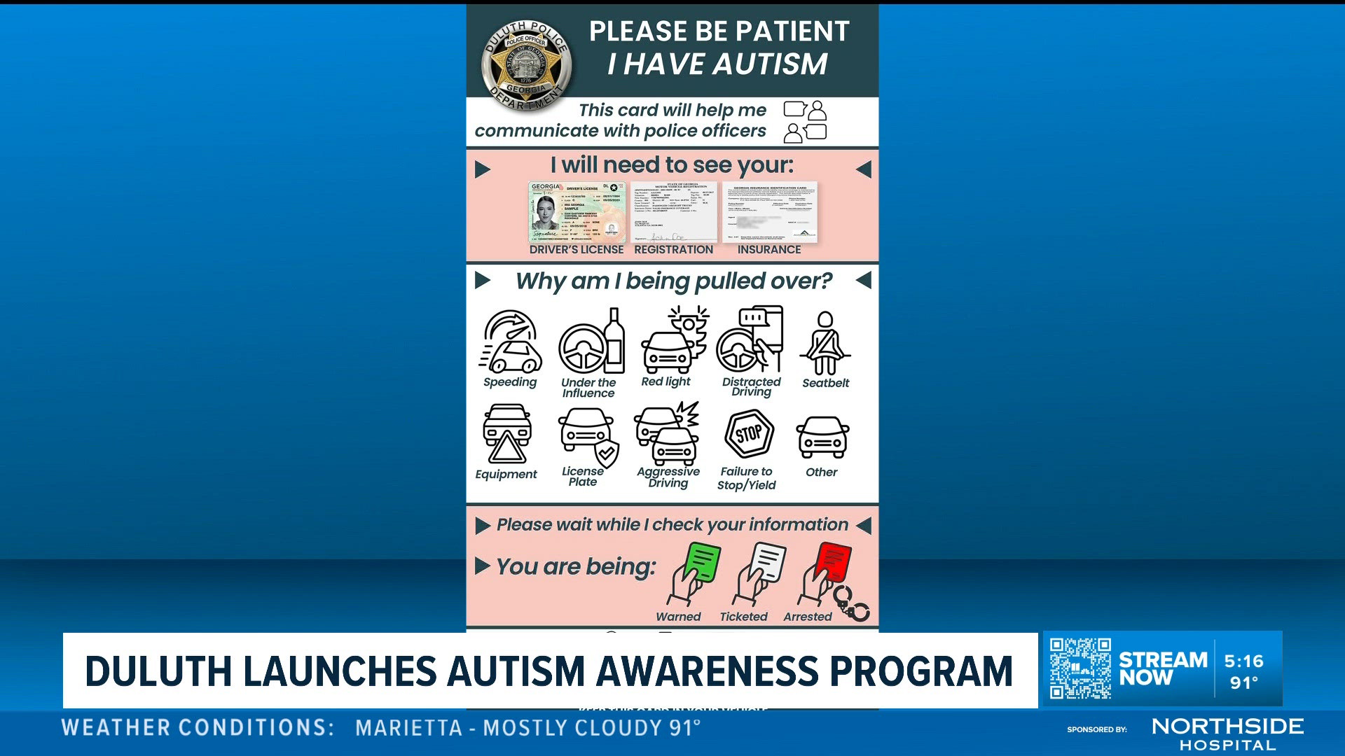 Program aimed at improving interactions between police, people with autism