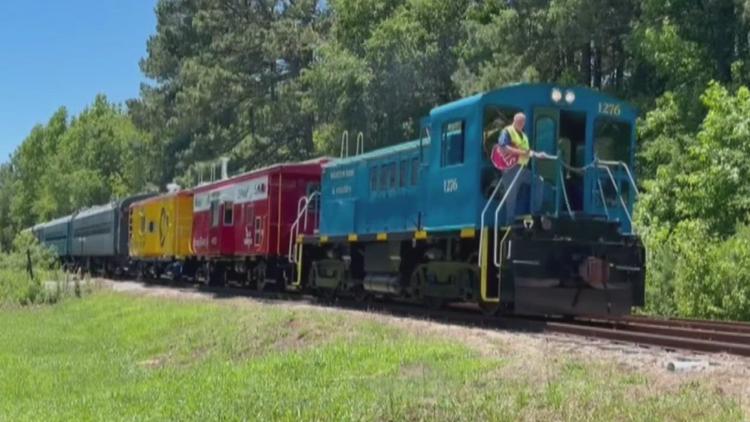 Built in 1883 to haul granite, this SC rail line now carries passengers ...