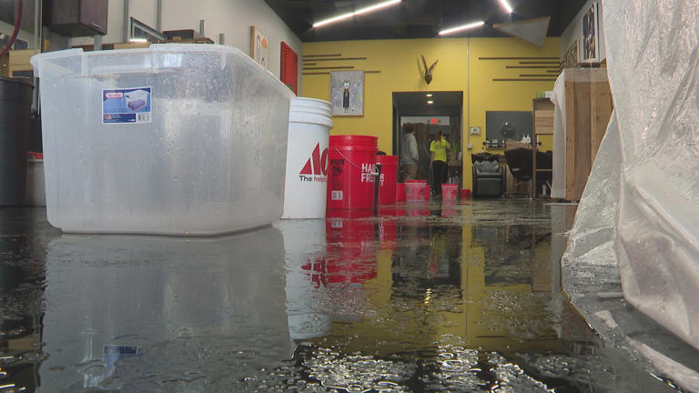 Weston salon stylists find new chairs after hail damage closes shop