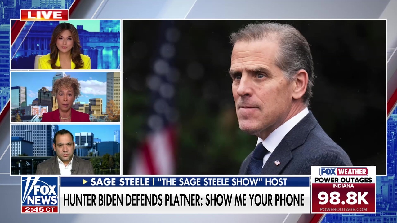 Sage Steele questions Hunter Biden's moral authority amid Platner ...