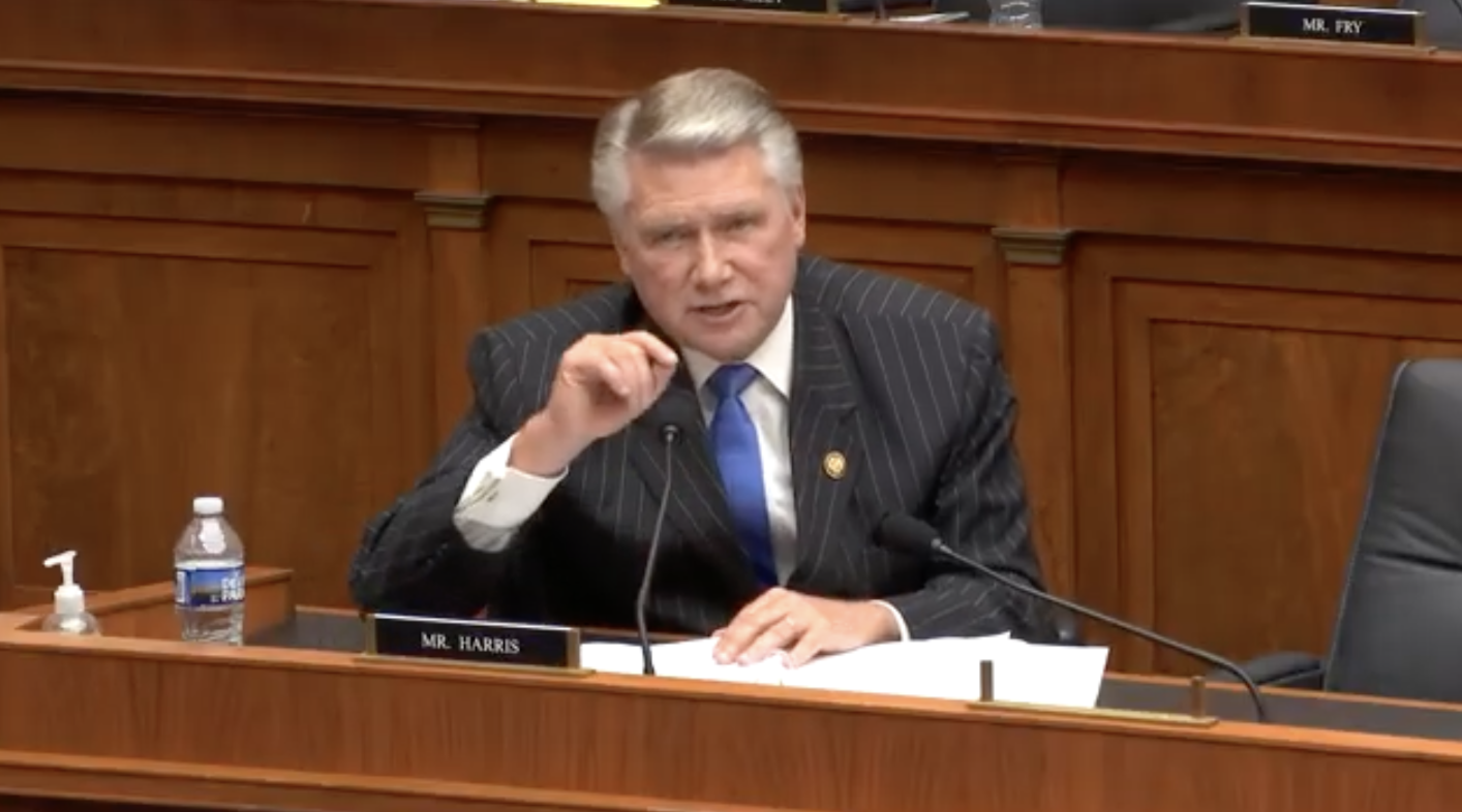 'What's your reaction to that?': Rep. Mark Harris demands answers from ...