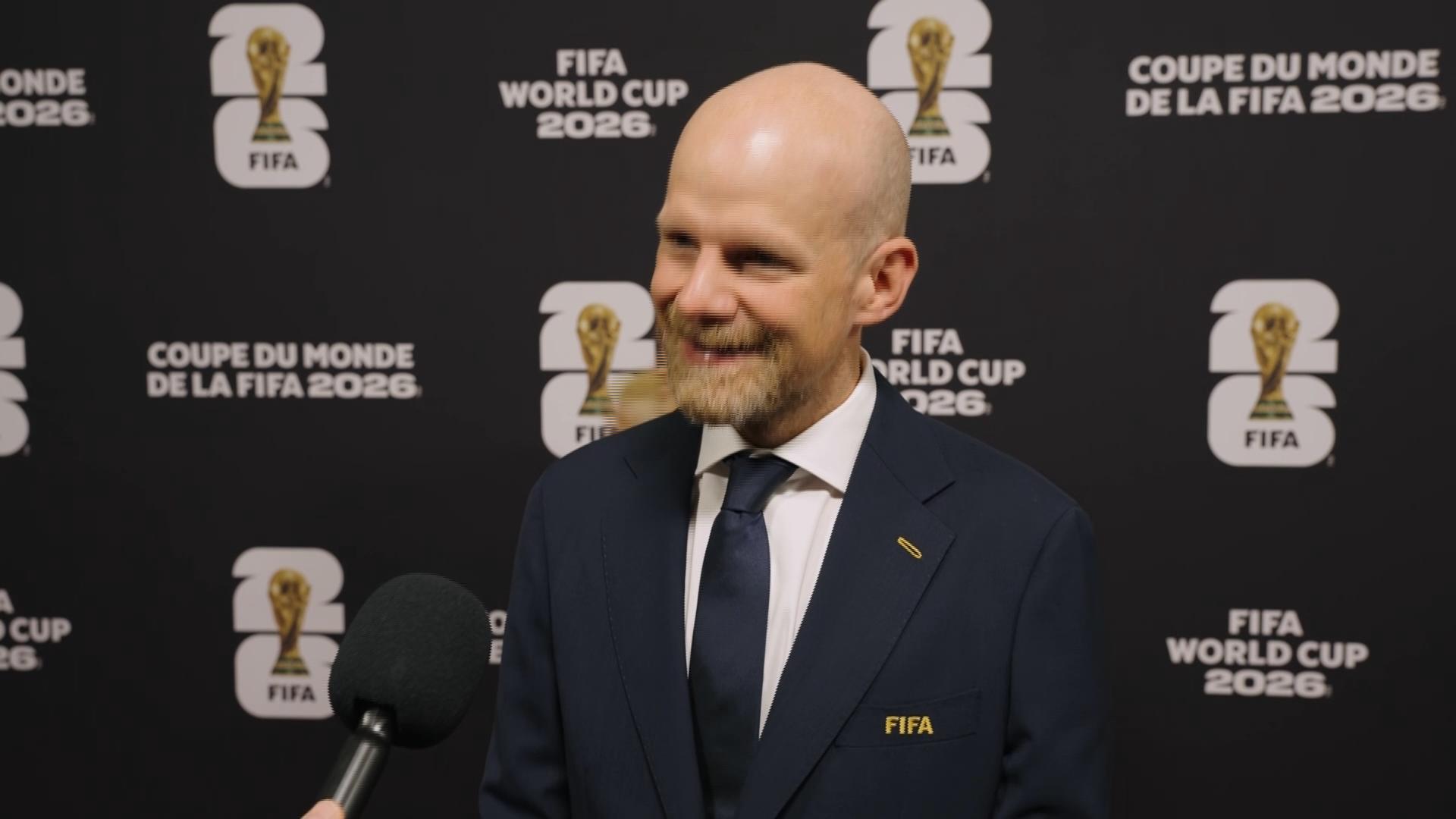 FIFA secretary general and Canadian stars celebrate Toronto opener