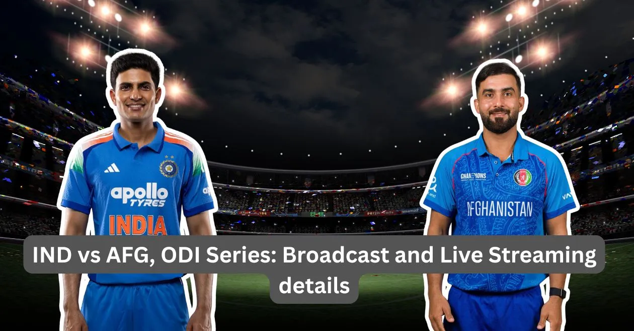 IND VS AFG, ODI series: Broadcast and live streaming details – When ...