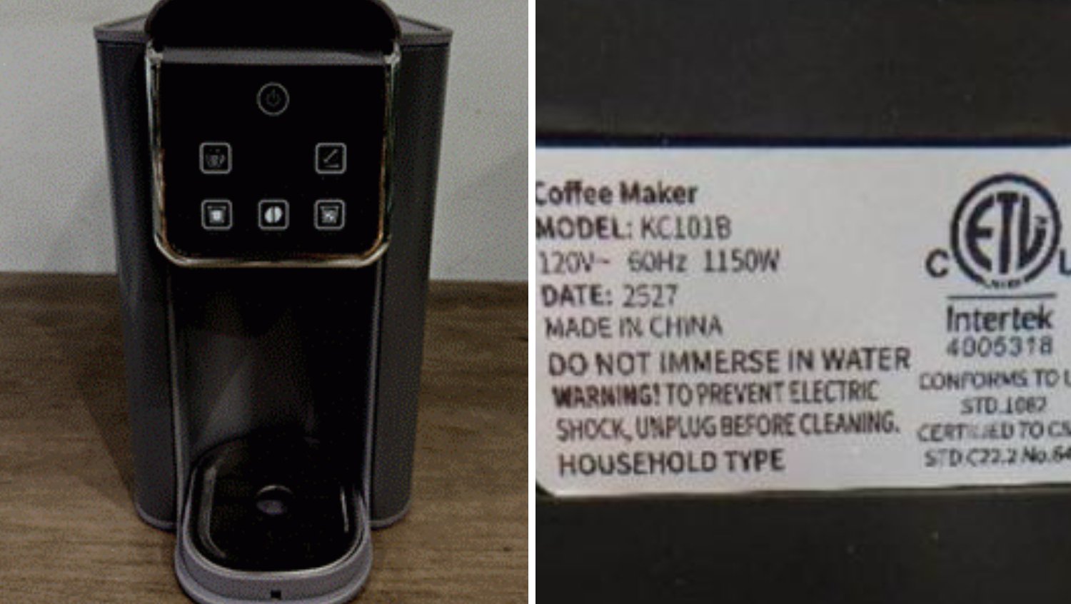 Over 17,000 coffeemakers recalled due to burn hazard