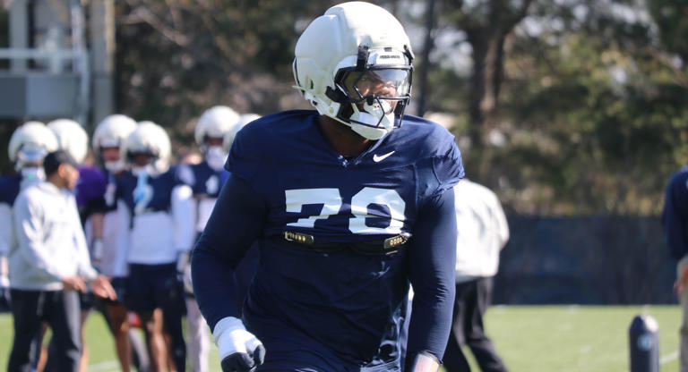 Penn State’s next offensive line success story? Malachi Goodman draws ...