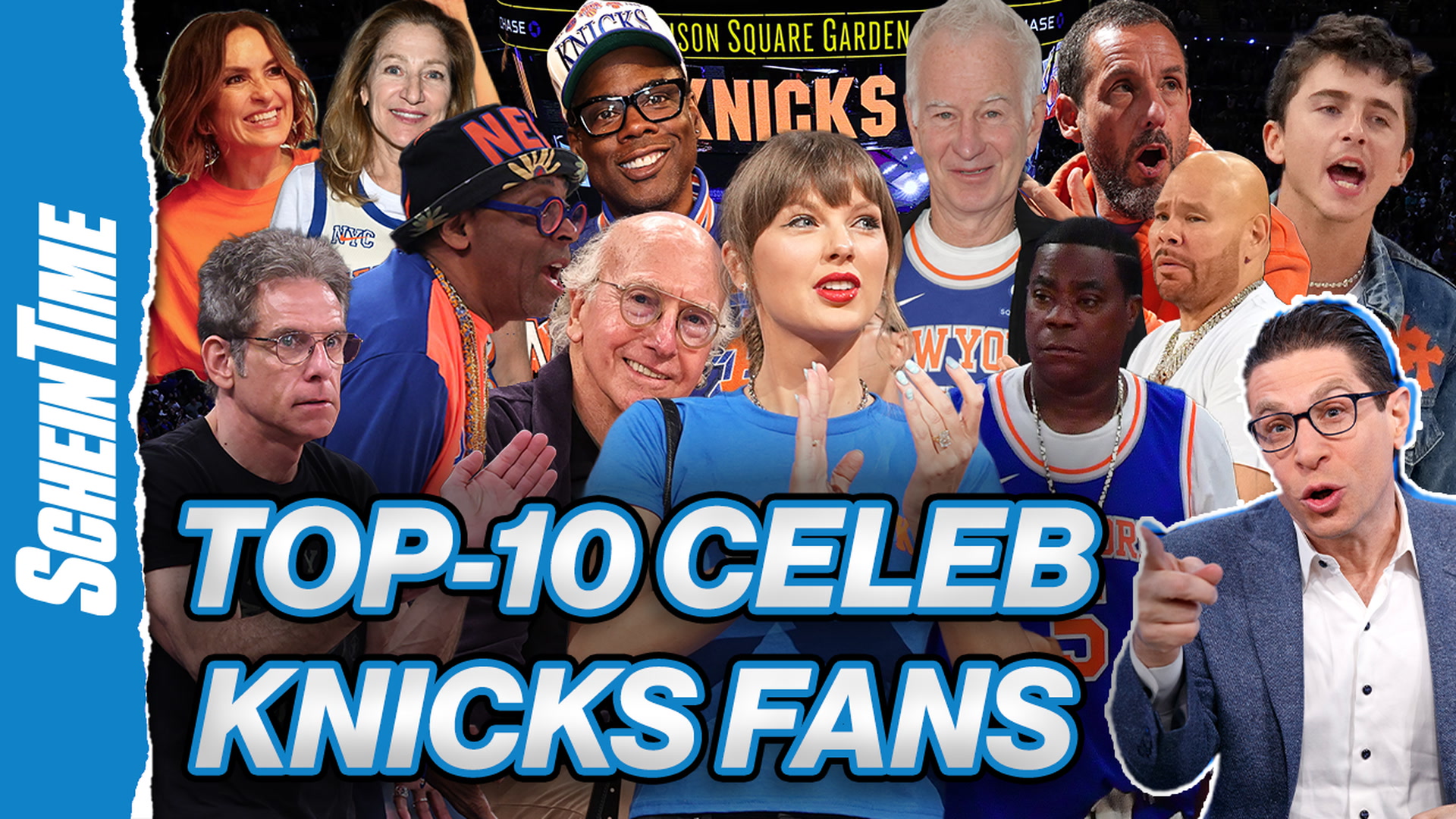 Taylor Swift is a Knicks fan! Schein's top 10 celebrity Knicks fans ...
