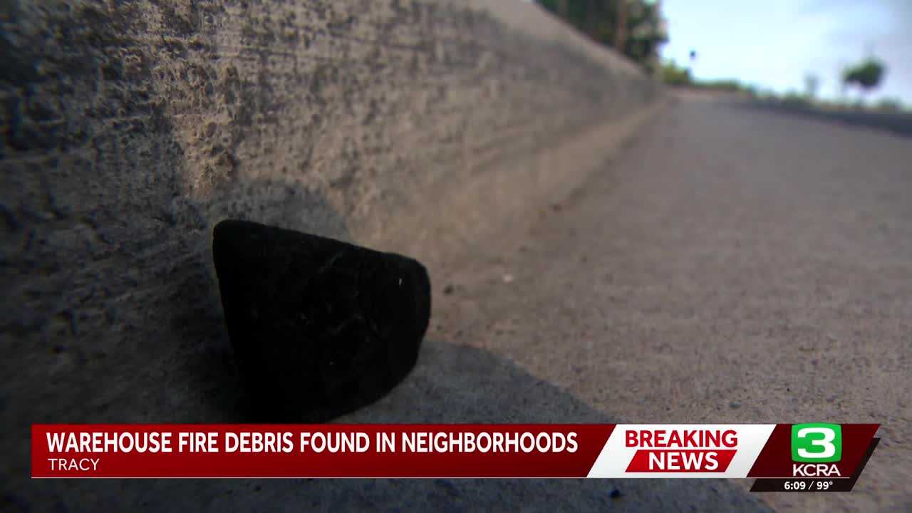 'Don't touch it': Officials warn debris from Tracy warehouse fire could ...