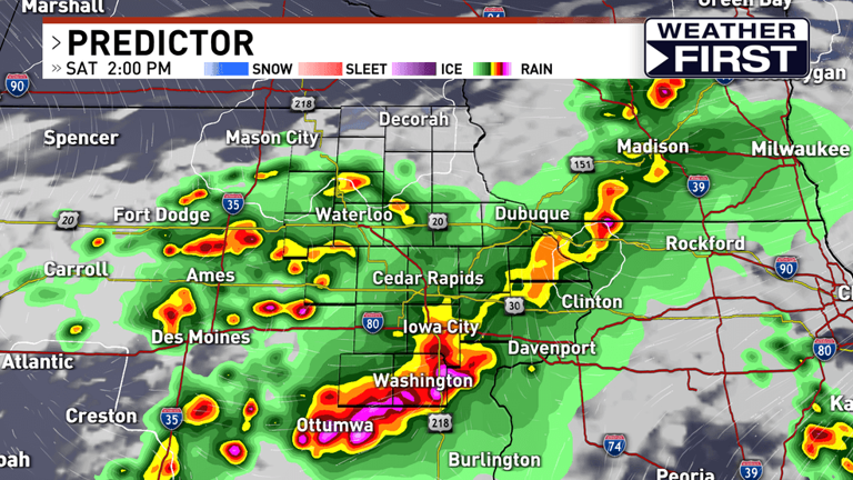 Storms return Saturday afternoon, some severe