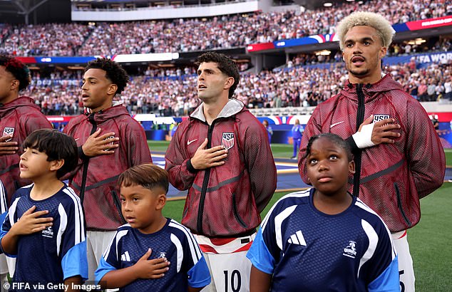 USA soccer fans left in tears by spine-tingling national anthem as ...